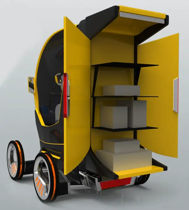 E Cargo Box Electric Cargo Vehicle For Quick And Easy Deliveries In A Crowded City Tuvie