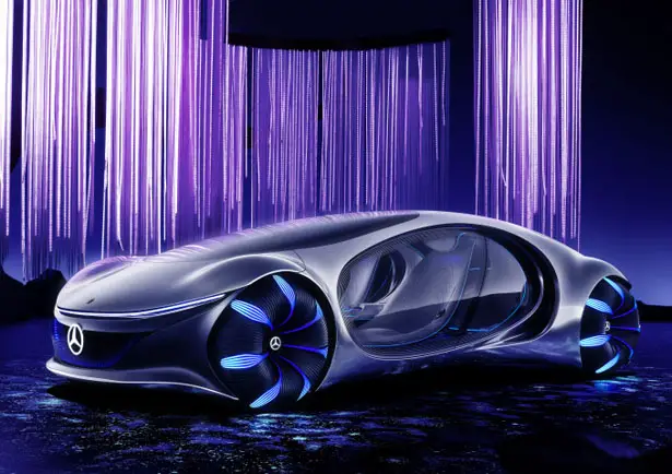 Futuristic Mercedes Benz Vision Avtr Concept Vehicle With 33 Bionic